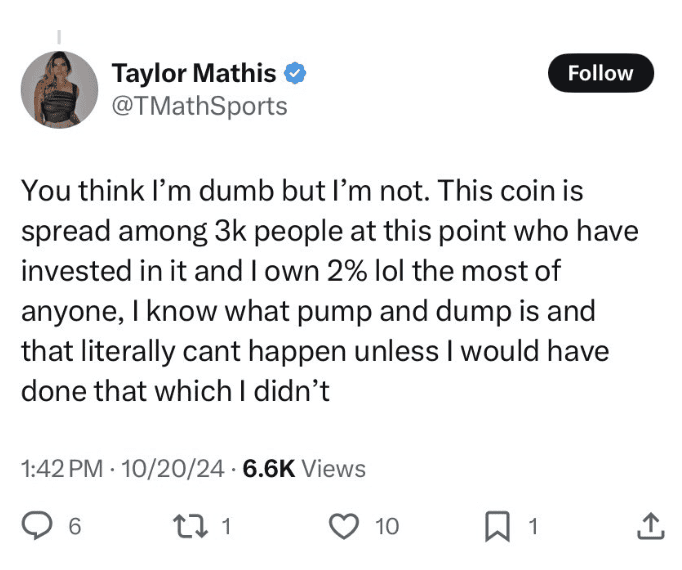 Taylor Mathis And $TAYLOR Explained: The Story So Far | CryptoManiaks