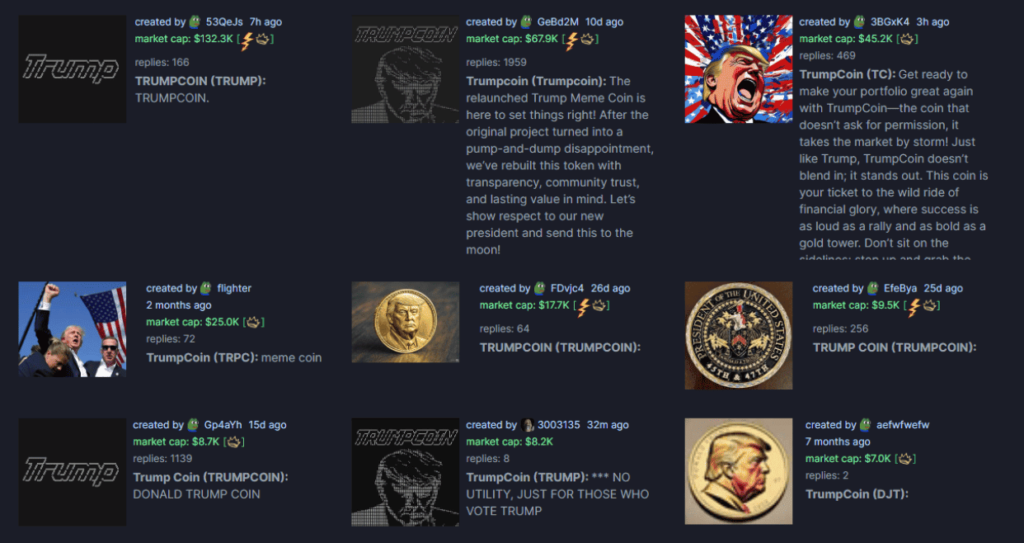 Trump Coins Stir The Market Ahead Of Inauguration Day | CryptoManiaks